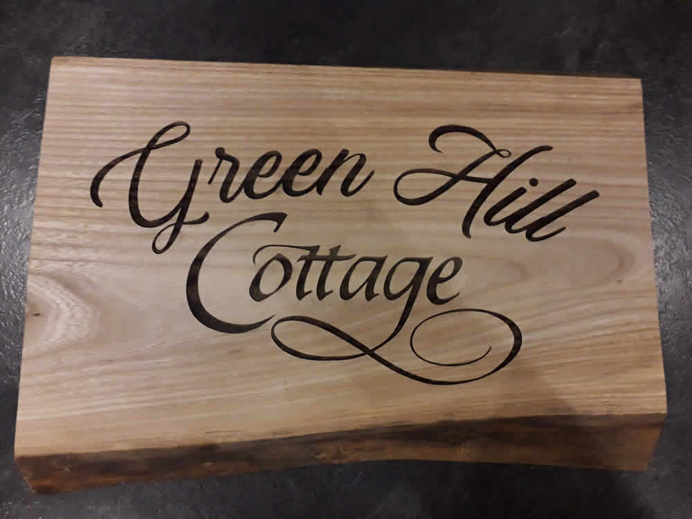Bespoke Personalised House Sign Oak - Wild Wood Gifts | Handmade Oak ...